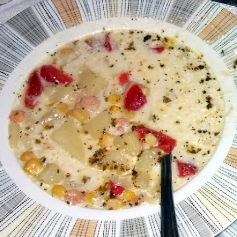 Chowder csemegekukoricával és rákkal Recept képpel | Mindmegette.hu