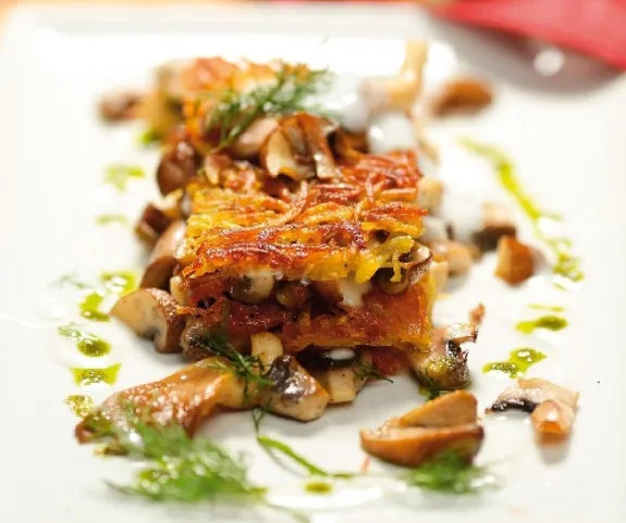 Krumplitorta pirított gombával Recept képpel | Mindmegette.hu