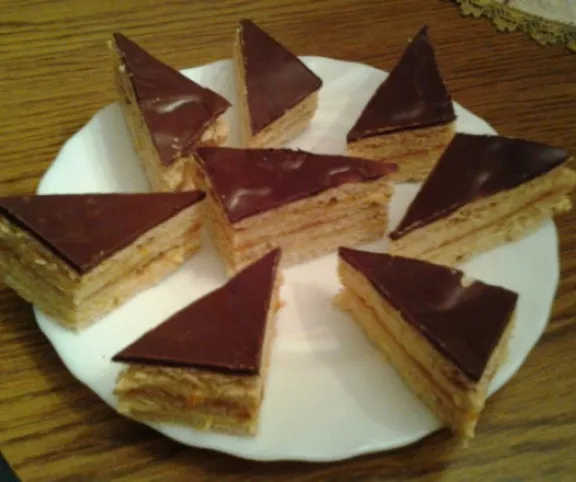 Narancsos mézes-krémes szelet Recept képpel | Mindmegette.hu