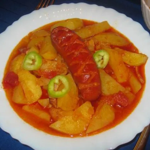 Paprikás krumpli pirított szalonnával Recept képpel | Mindmegette.hu