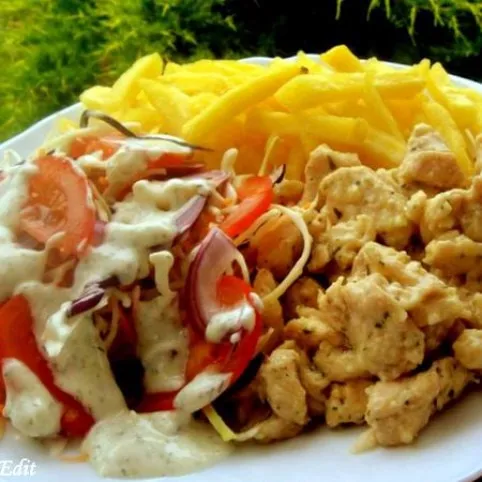 Gyros tál Edit módra Recept képpel | Mindmegette.hu