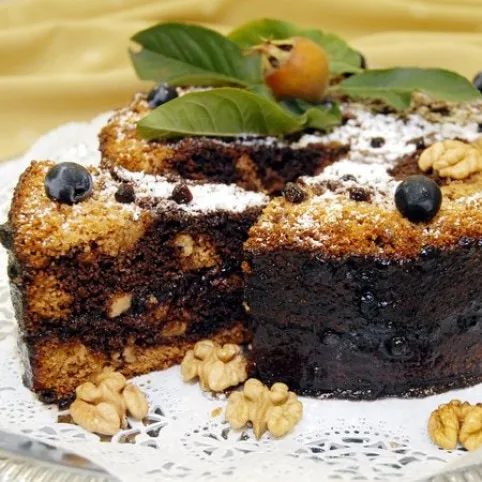 Áfonyával töltött diótorta Recept képpel | Mindmegette.hu