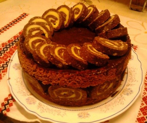 Keksztekercs torta Recept képpel | Mindmegette.hu