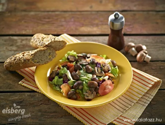 Majorannás pirított gombasaláta Recept képpel | Mindmegette.hu