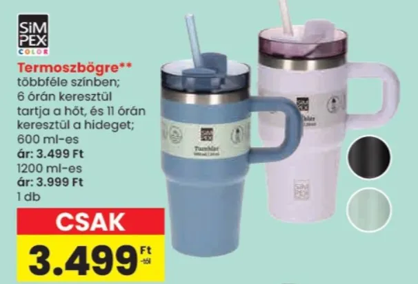 SIMPEX Color termoszbögre jó áron a Sparban | Mindmegette.hu